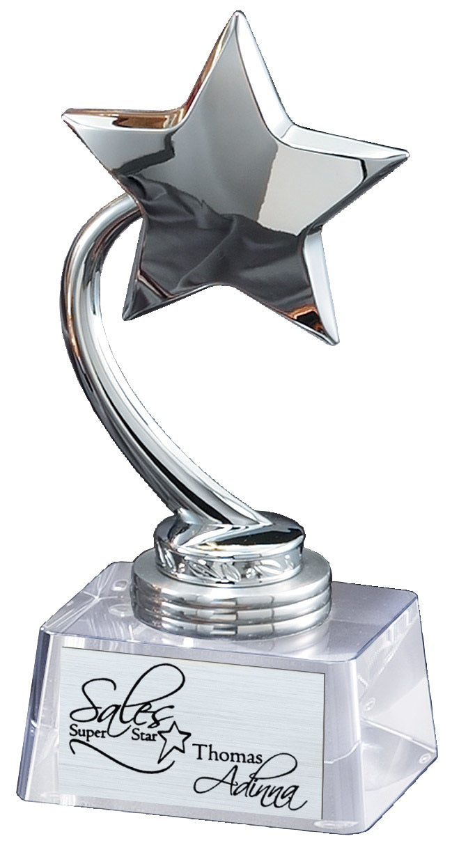 Chrome 5-Point Star – BJs Trophy