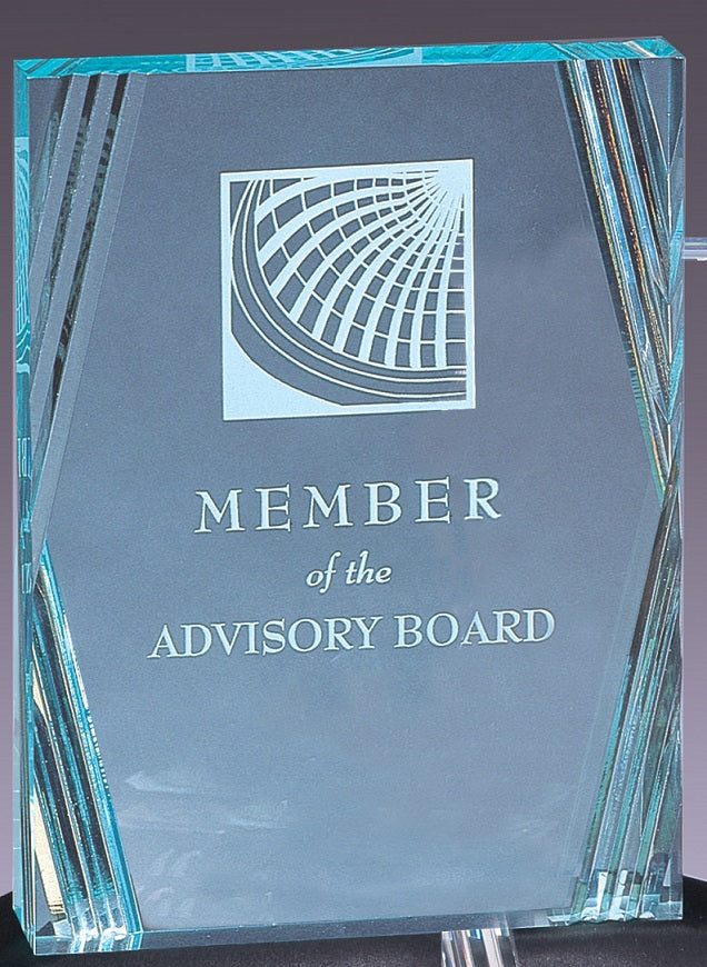 Lucite Desk Award – BJs Trophy