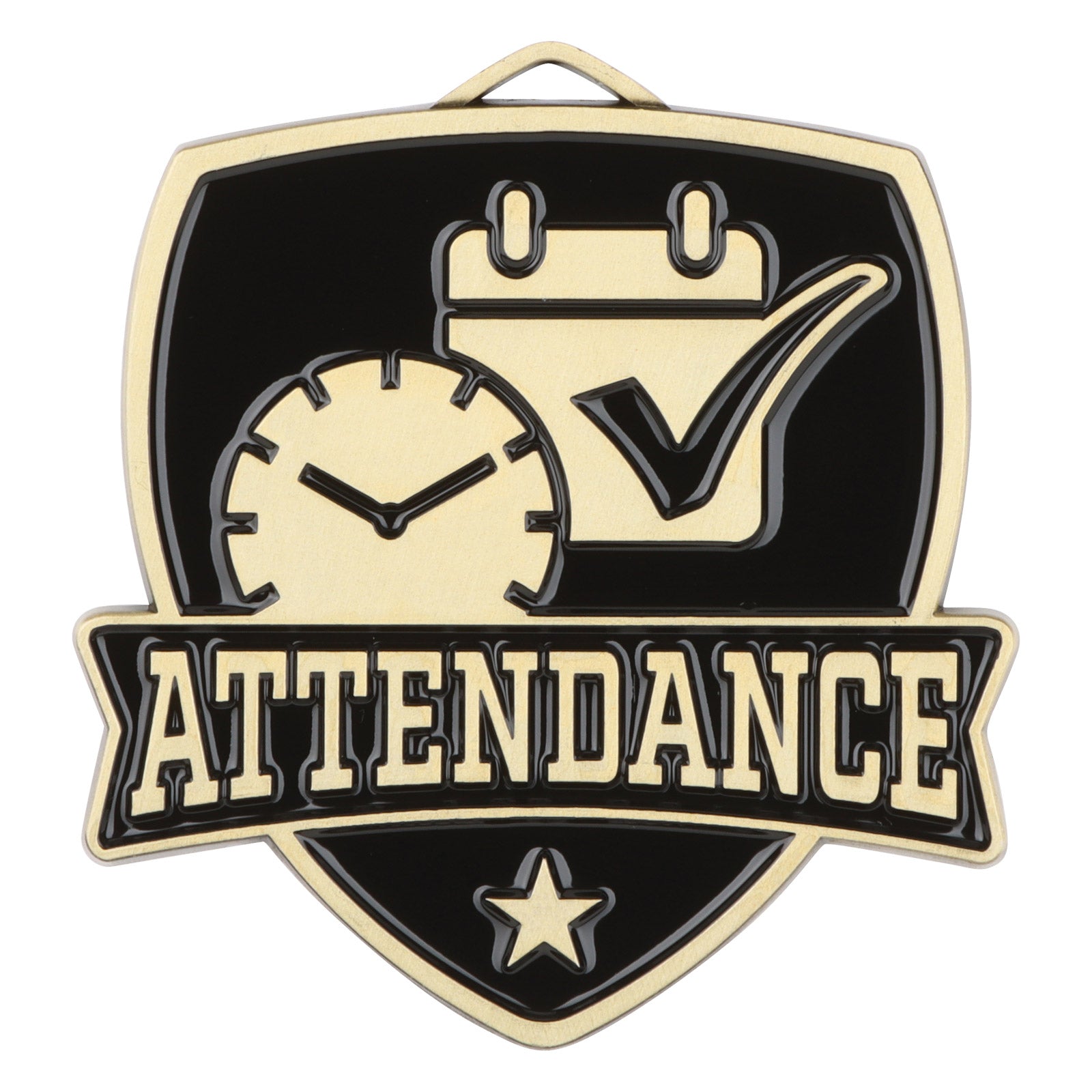 Shield Medal - Attendance – BJs Trophy