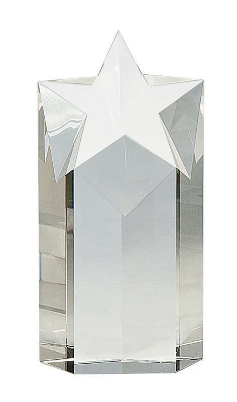 Clear Crystal Star Column – BJs Trophy