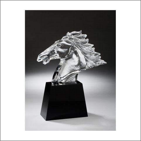 Optical Crystal Fury Horse Head – BJs Trophy