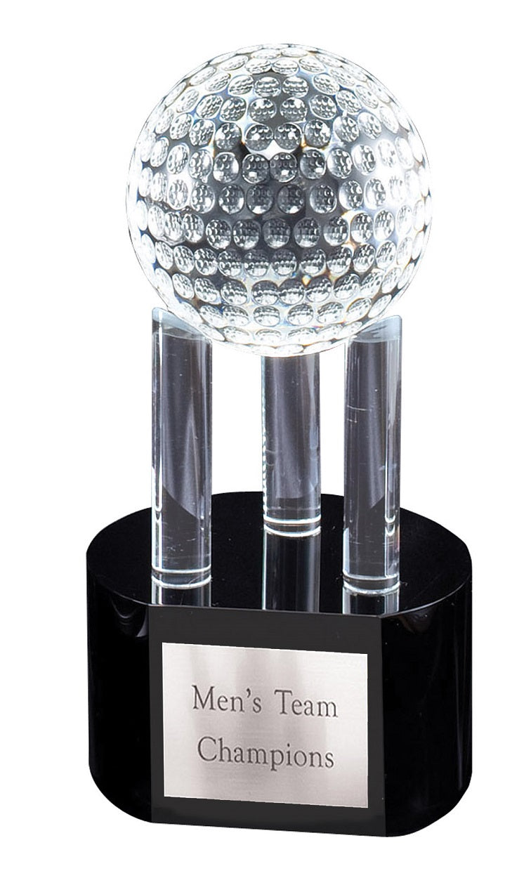Golf Ball on 3 Pillars – BJs Trophy