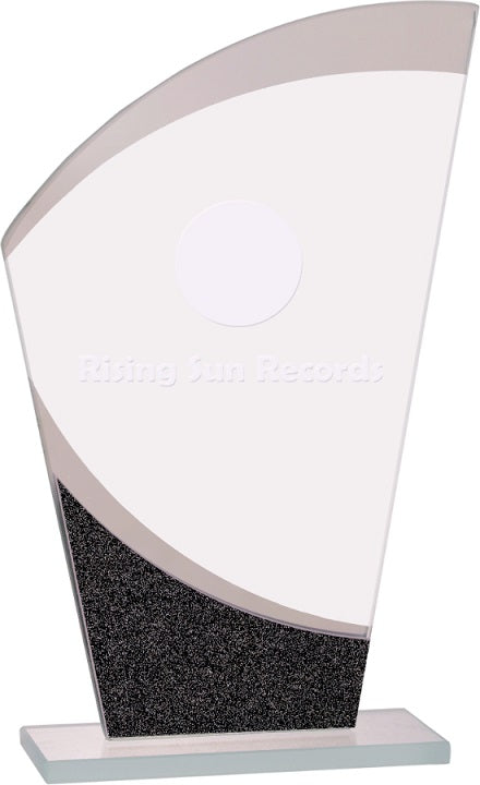 Wave Designer Glass Award – BJs Trophy