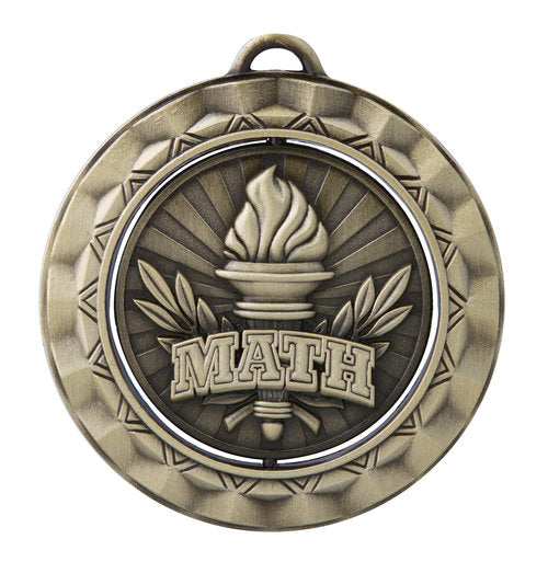 Spinner Medal - Math – BJs Trophy