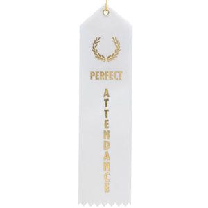 Perfect Attendance Ribbon – BJs Trophy